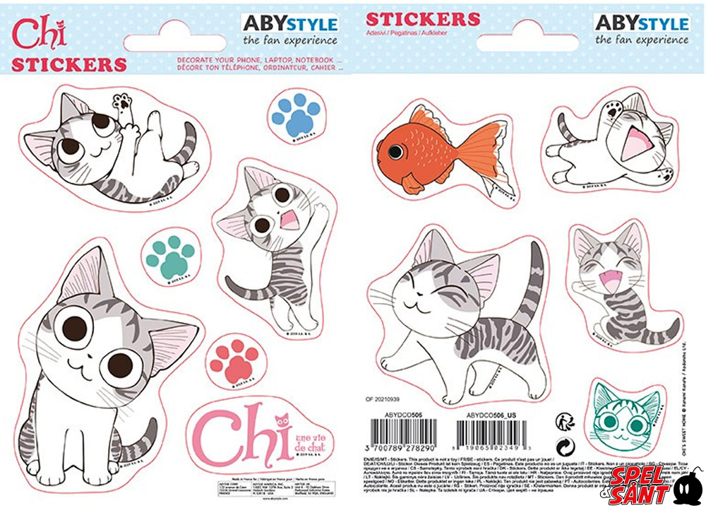 Chi's Sweet Home Sticker Sheet - Spel & Sånt: The video game store with ...