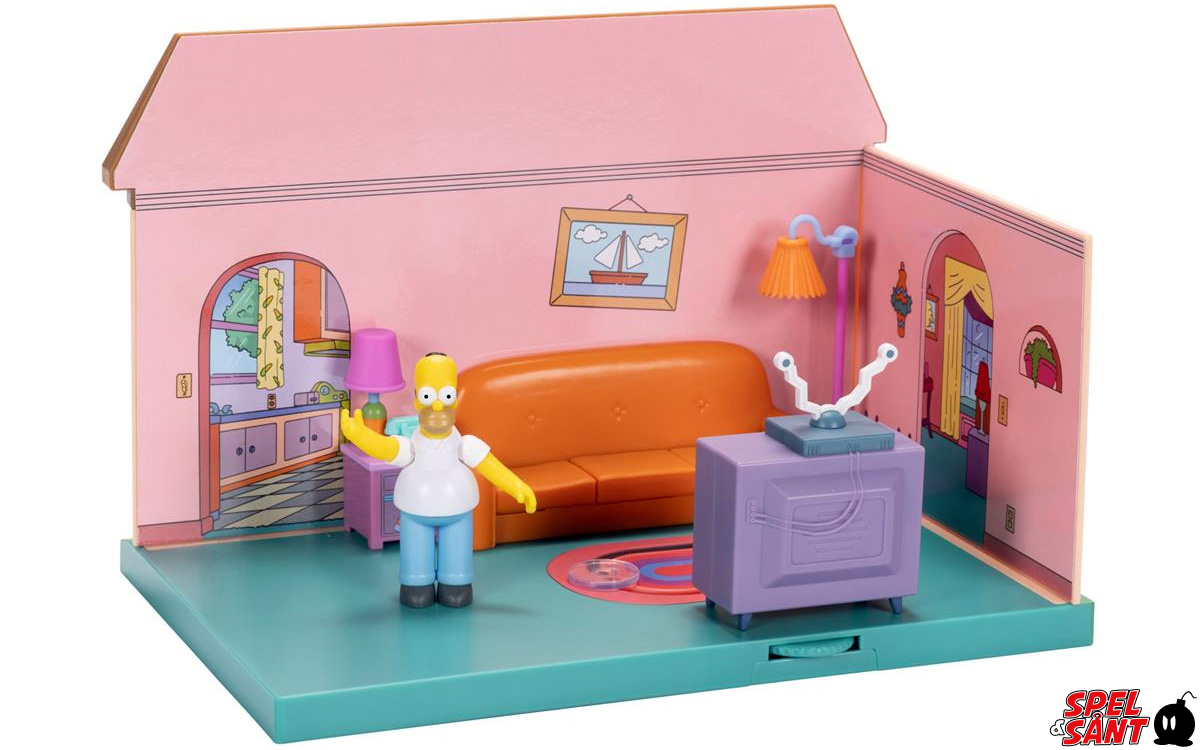 Jakks The Simpsons Living Room Diorama Play Set - Spel & Sånt: The ...