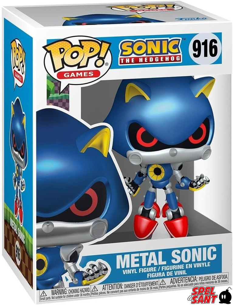 Pop! Sonic The Hedgehog Metal Sonic Vinyl Figure - Spel & Sånt: The ...