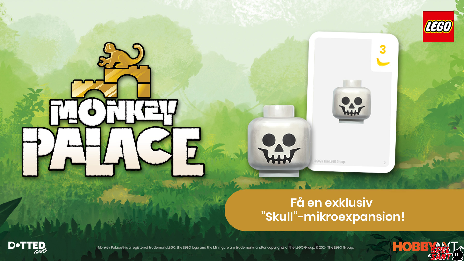 LEGO Monkey Palace (inkl. Skull Micro Expansion) - Spel & Sånt: The ...