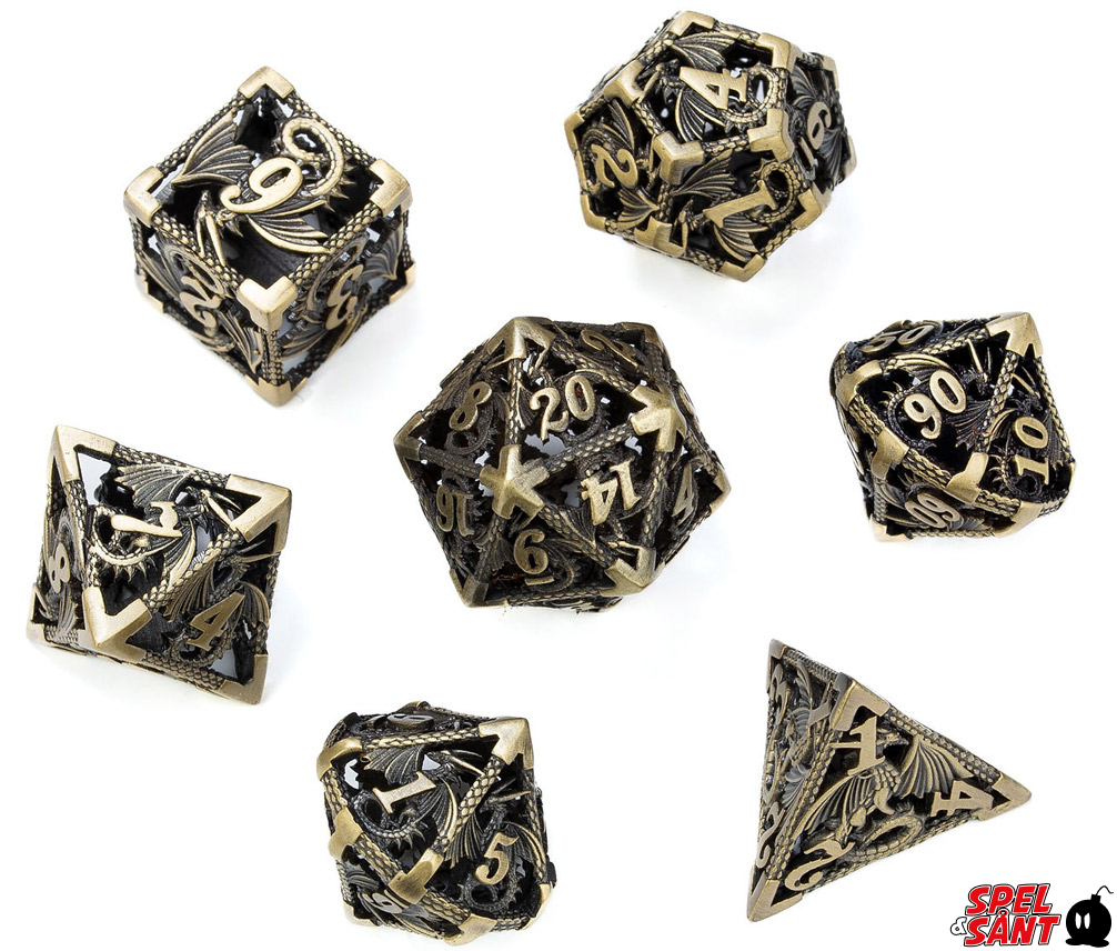 Greifenfels Void Series Dice (Brass Dragon) - Spel & Sånt: The video ...