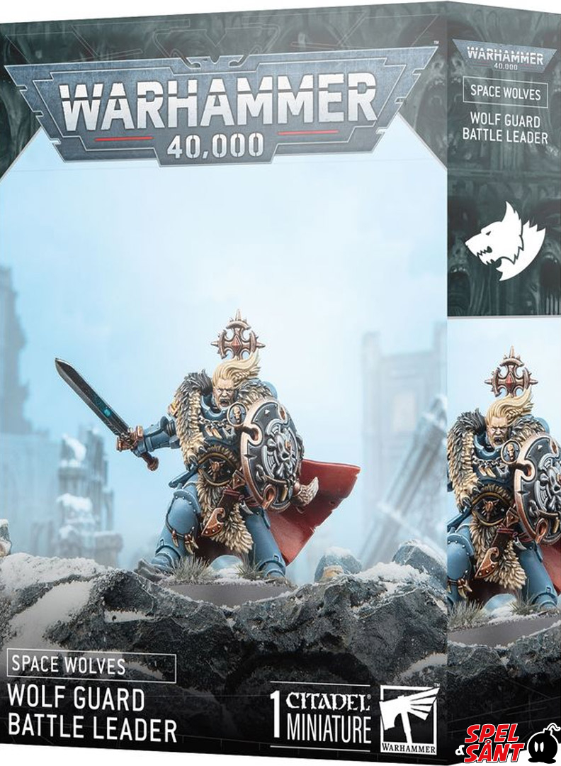 Warhammer 40K Space Wolves - Wolf Guard Battle Leader - Spel & Sånt ...