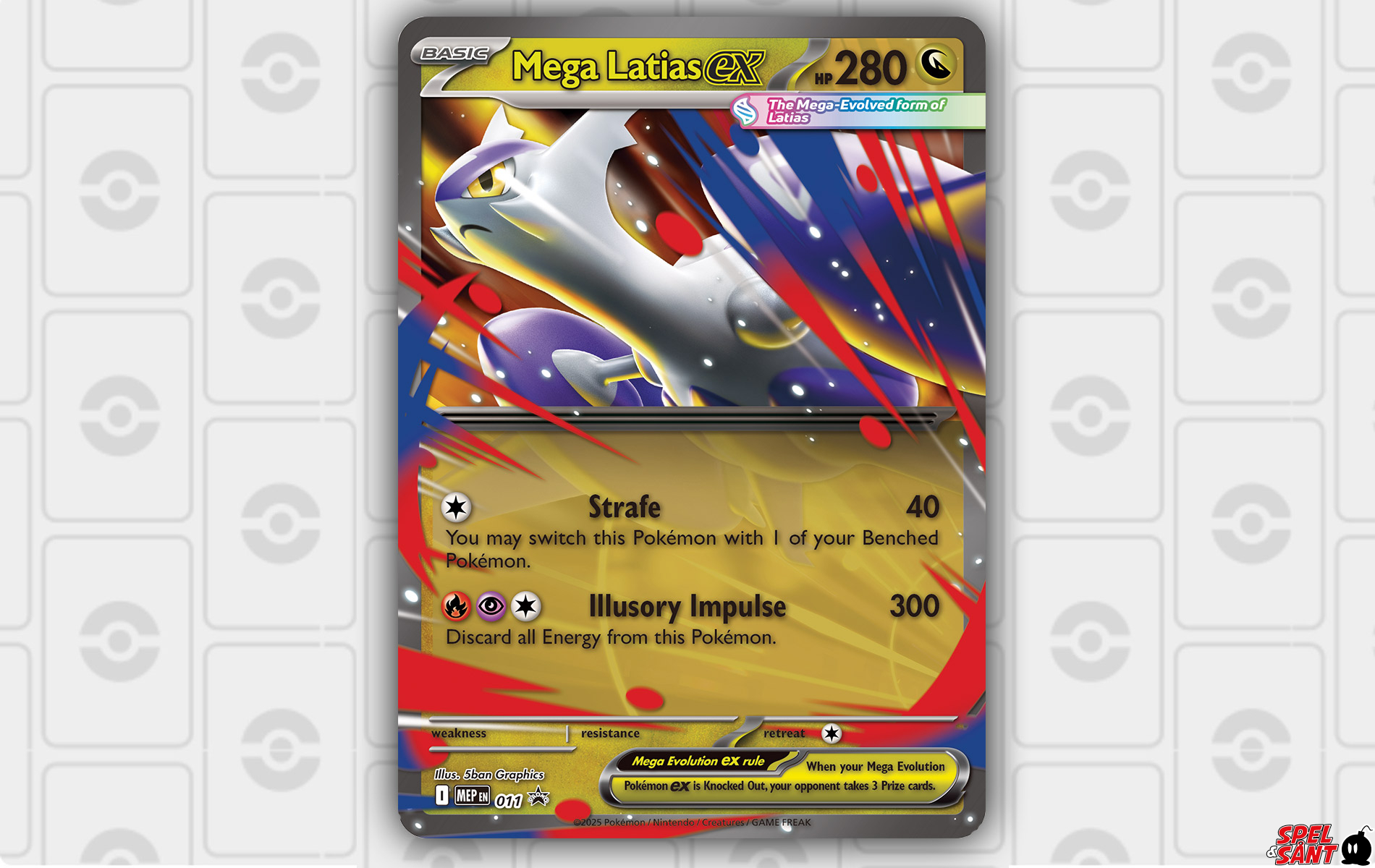 Latios And Latias Mega Evolution Card