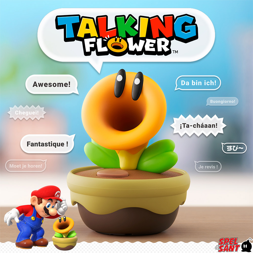 Nintendo Super Mario Bros Wonder Talking Flower - Spel & Sånt: The ...