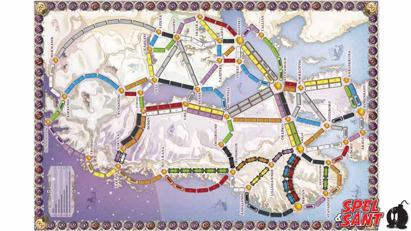 Ticket to Ride Nordic Countries (Skandinavisk Version) - Spel & Sånt