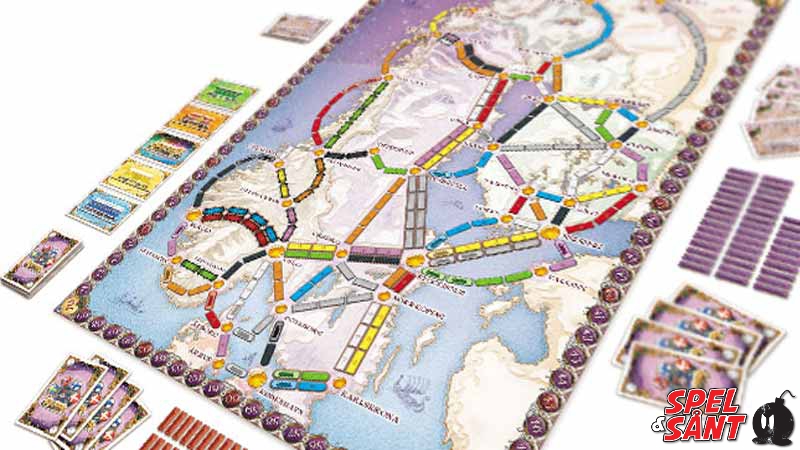 Ticket to Ride Nordic Countries (Skandinavisk Version) - Spel & Sånt
