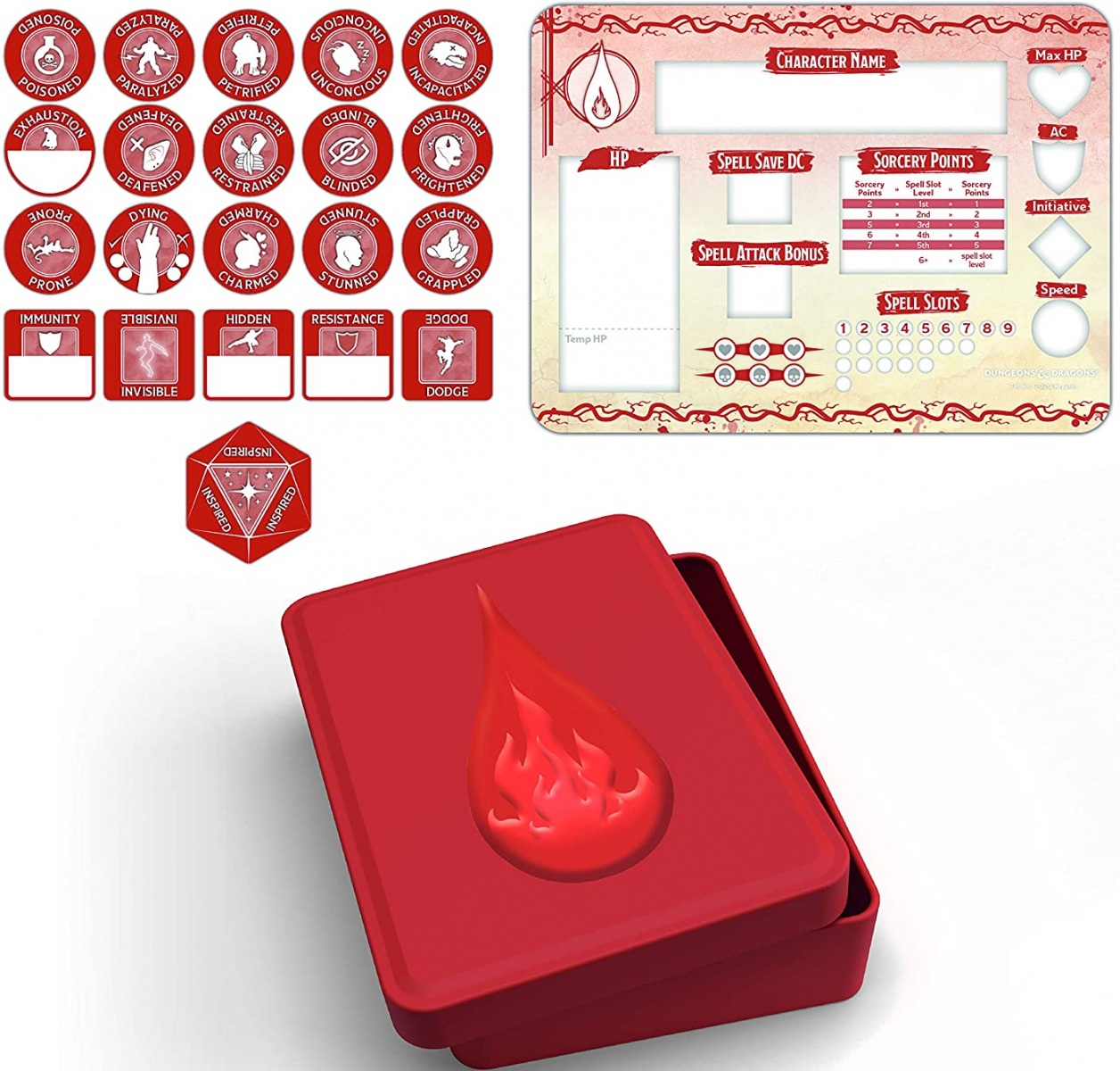 Dungeons & Dragons Sorcerer Token Set - Spel & Sånt: The video game ...