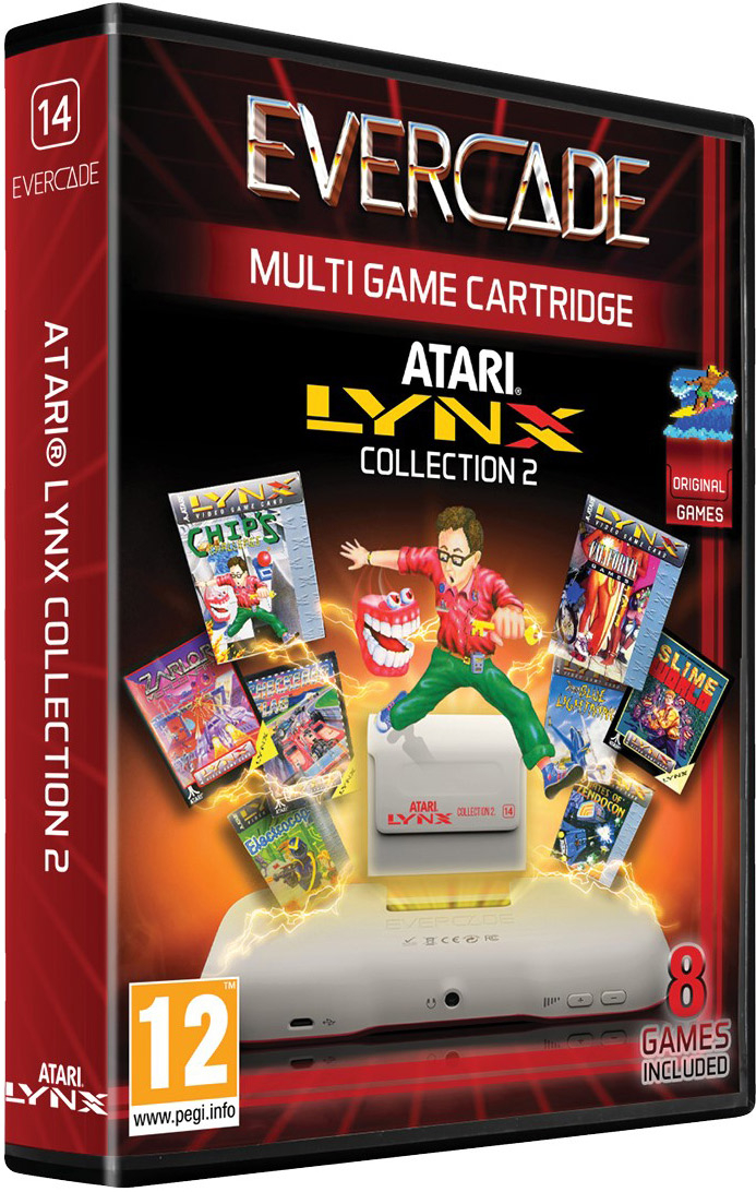 Evercade Multi Game Cartridge 14 - Atari Lynx Collection 2 - Spel ...