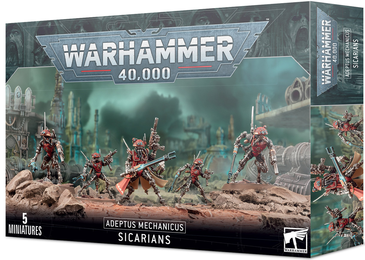 Warhammer 40K Adeptus Mechanicus - Sicarians - Spel & Sånt: The video ...