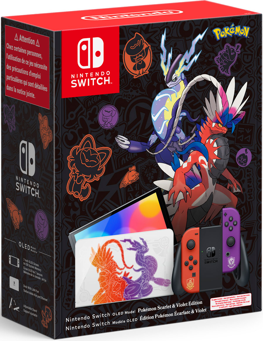 Nintendo Switch OLED Modell Pokemon Scarlet/Violet Limited Edition ...