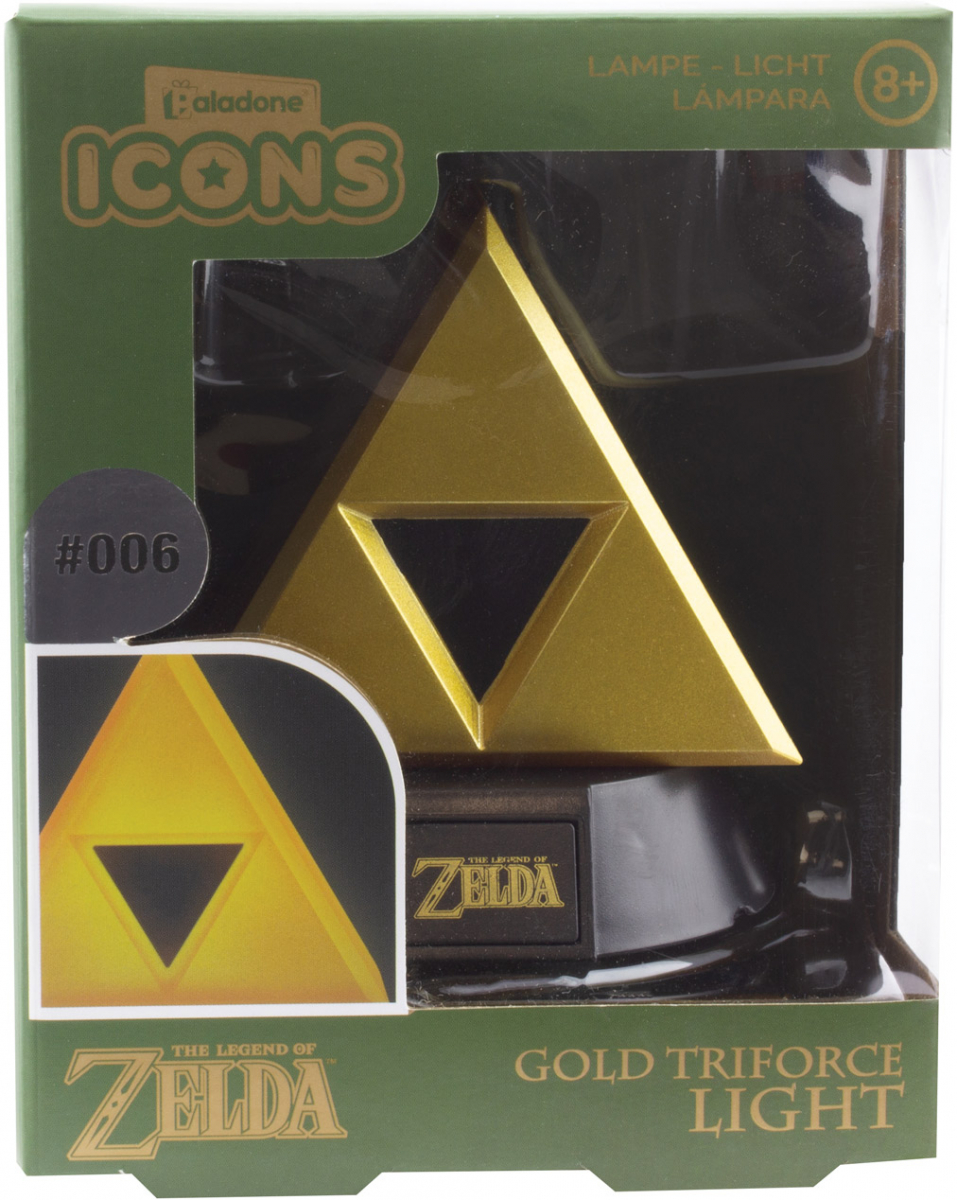 The Legend of Zelda Gold Triforce V2 Icon Light - Spel & Sånt: The video game store with the ...