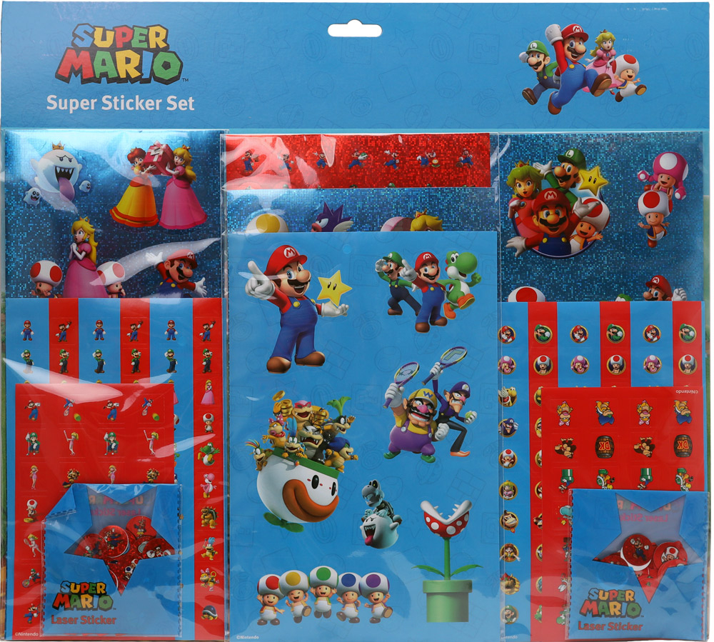 Super Mario Super Sticker Collection - 500+ Stickers - Spel & Sånt: The ...