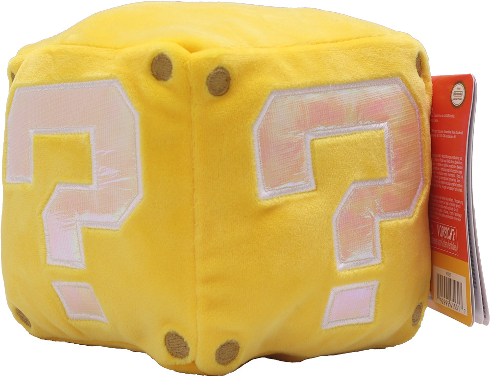 World of Nintendo 14cm Question Block w/Sound Plush Figur - Spel & Sånt ...
