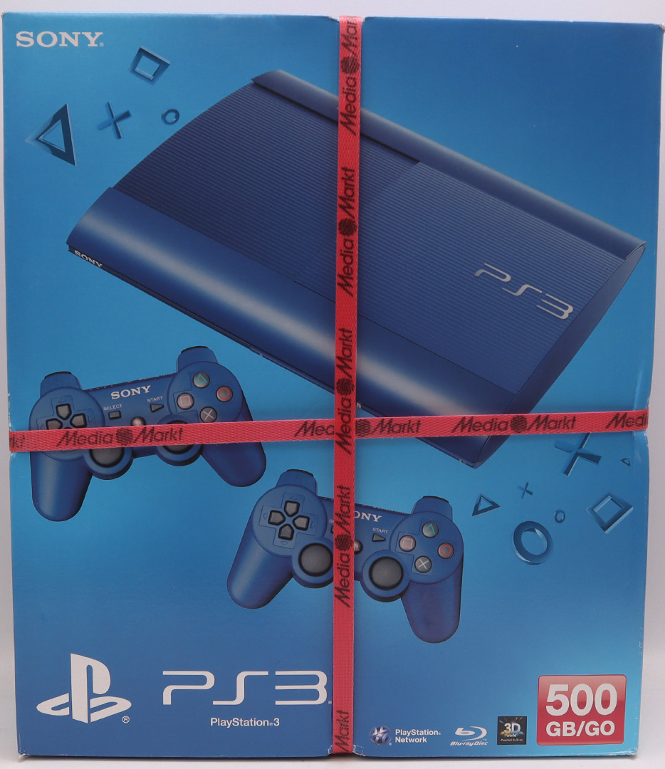 Playstation 3 Super Slim Azurite Blue 500GB (inkl 2 Dualshock 3 ...
