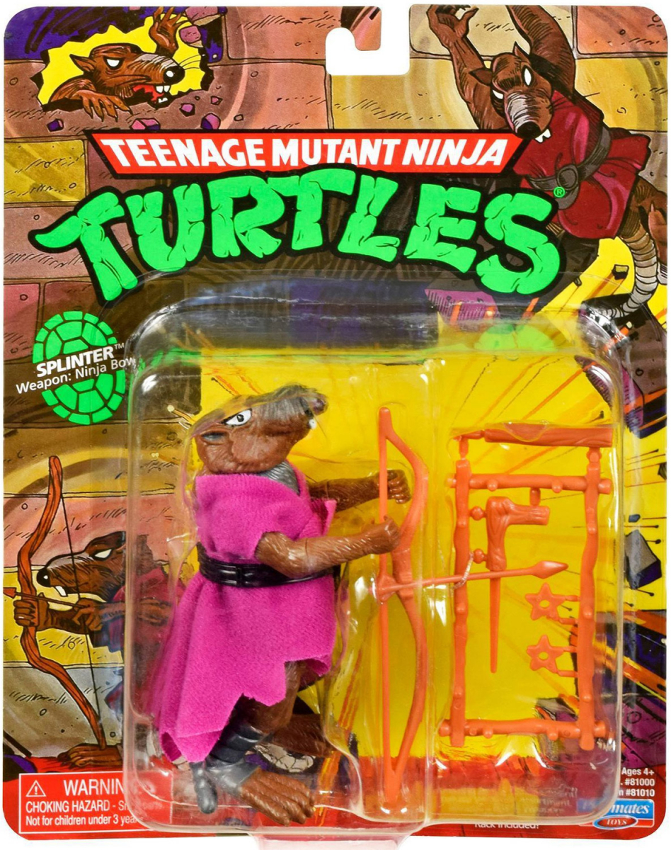 Teenage Mutant Ninja Turtles Splinter Figure - Spel & Sånt: The video ...