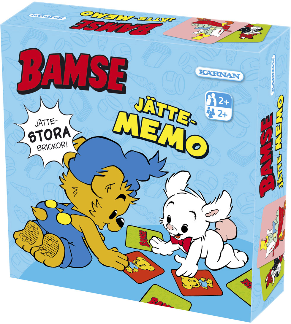Bamse Jätte-Memo - Spel & Sånt: The video game store with the happiest ...