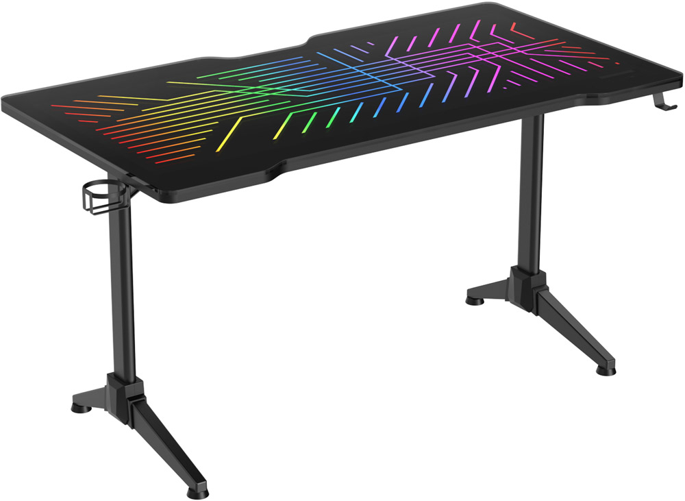 Deltaco Gaming DT420 RGB Tempered Glass Gaming Desk - Spel & Sånt: The ...