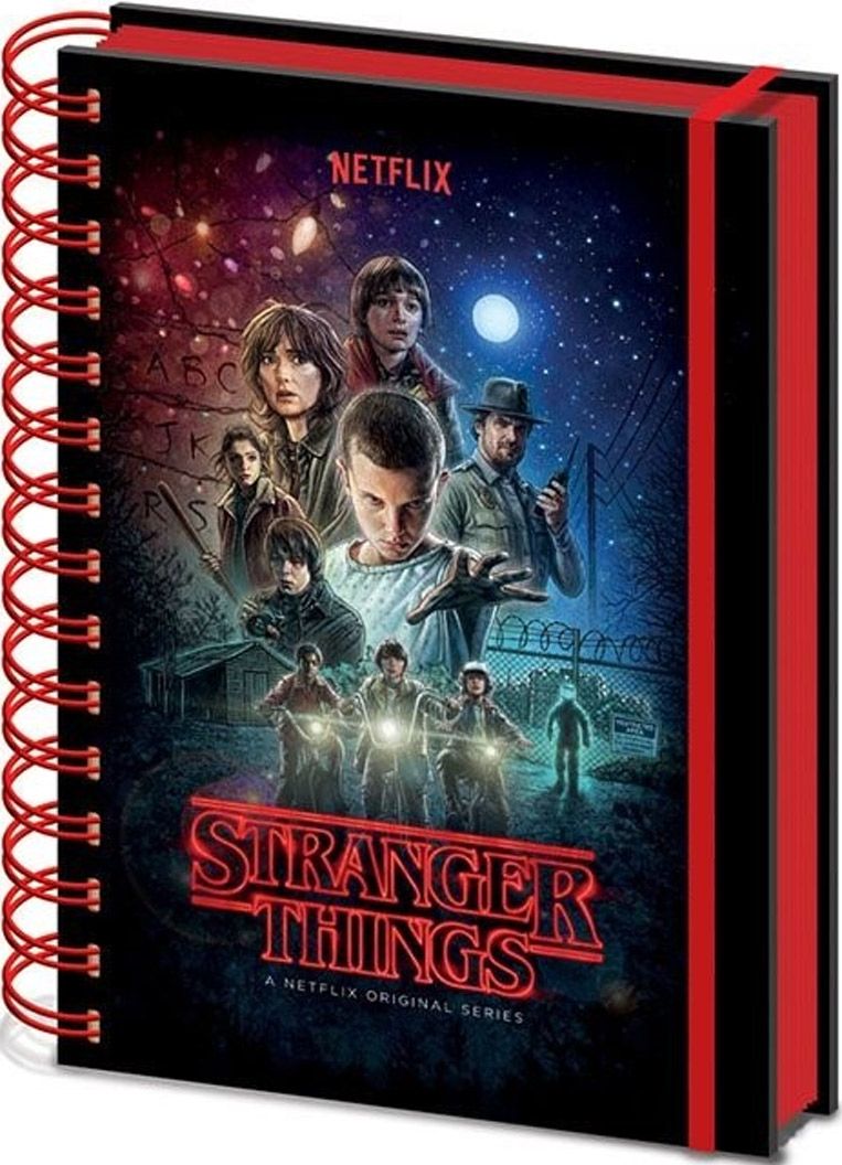 Stranger Things One Sheet Metalic A5 Notebook - Spel & Sånt: The video ...