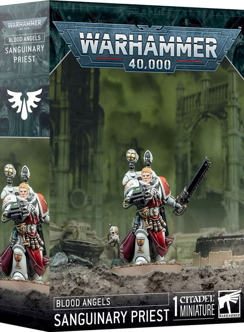 Warhammer 40K Blood Angels - Sanguinary Priest - Spel & Sånt: The video ...